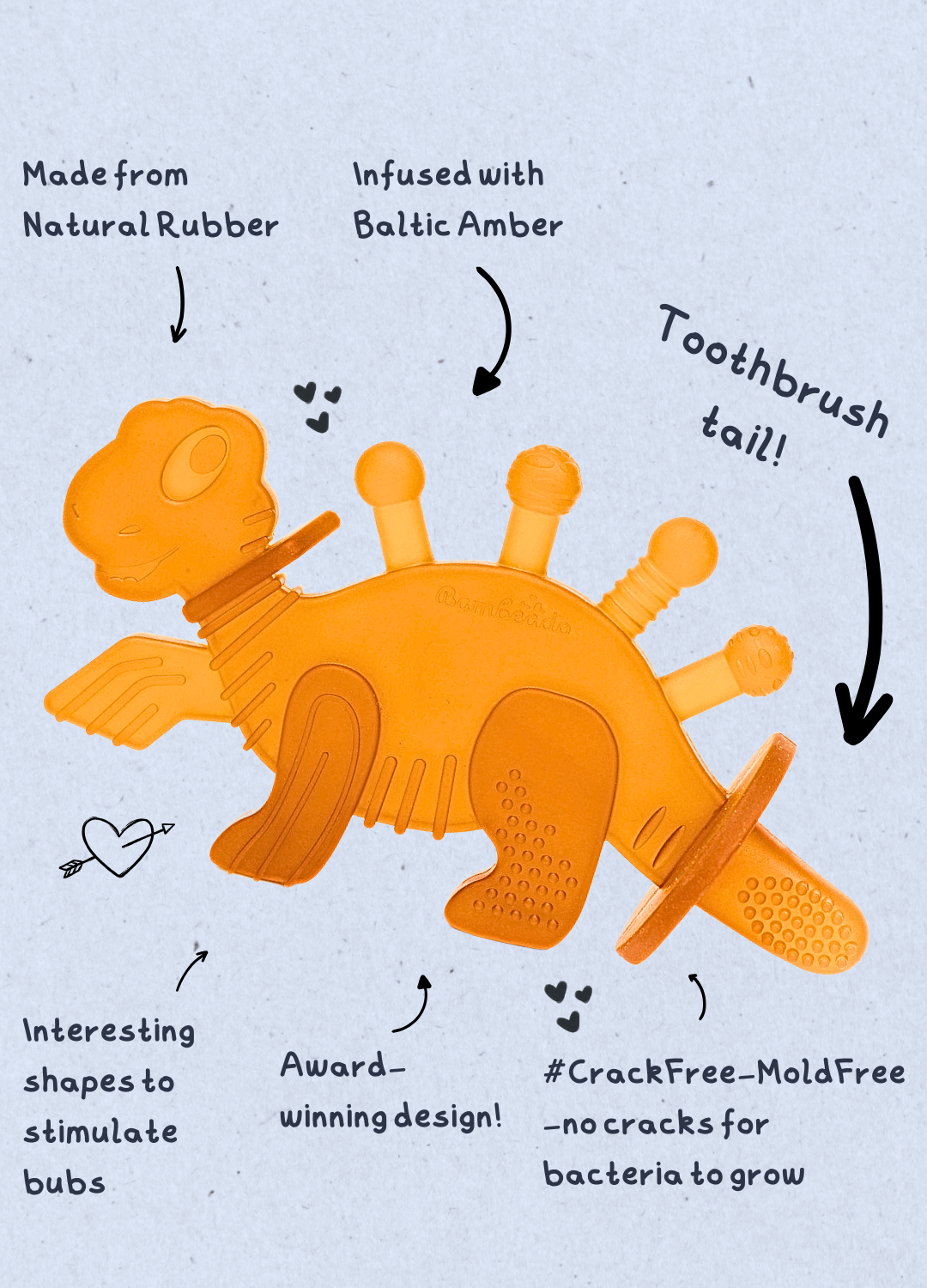 Bambeado - Baby Teething Toys for Newborns and Infants