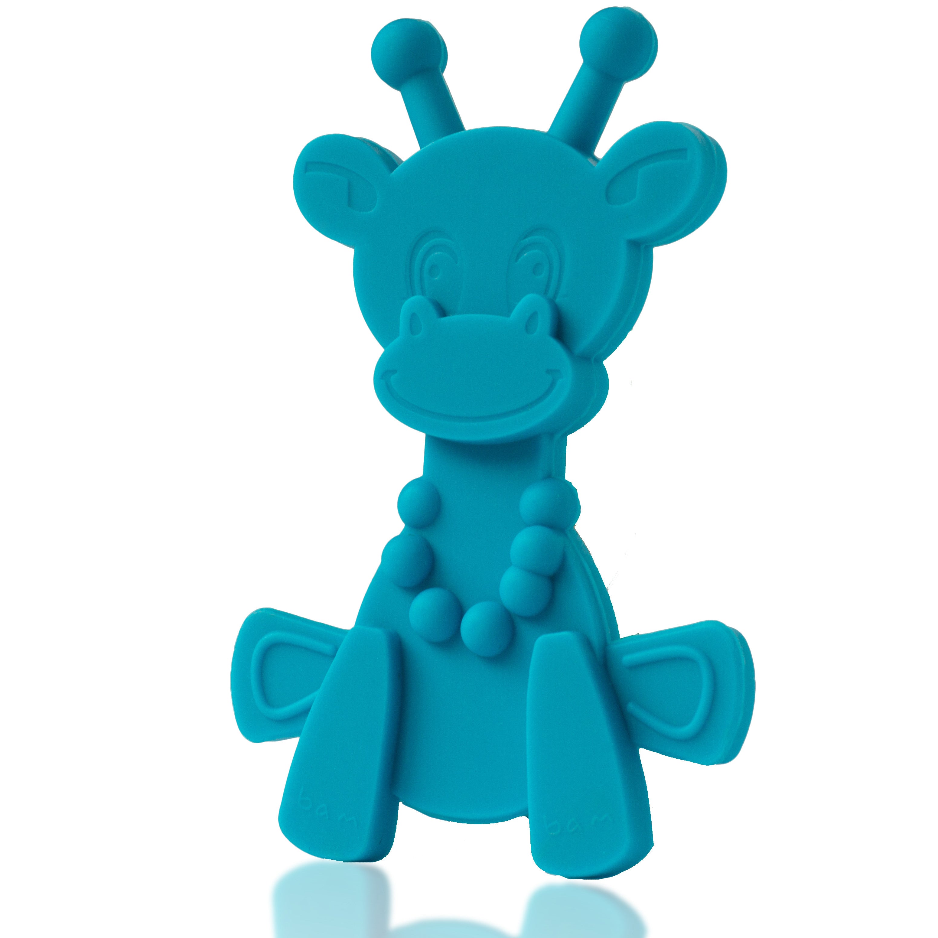 Little bamBAM Baby Teething Toy – Cyan – Bambeado